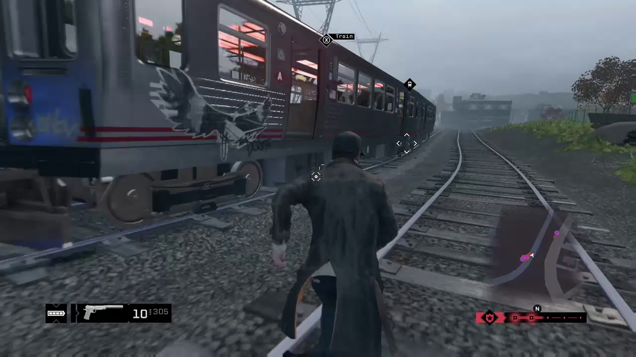 Watch Dogs 1- Car Inside Train (Glitch) - YouTube