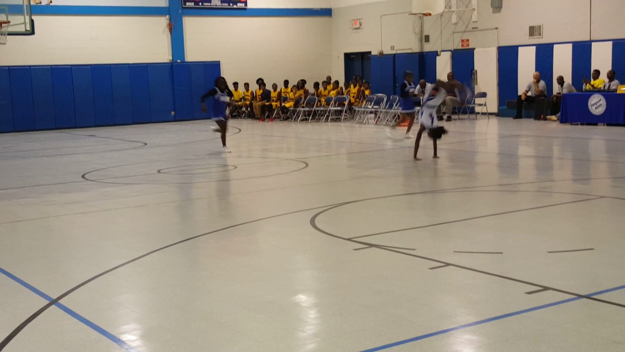 pompano middle cheerleaders 2016 - YouTube