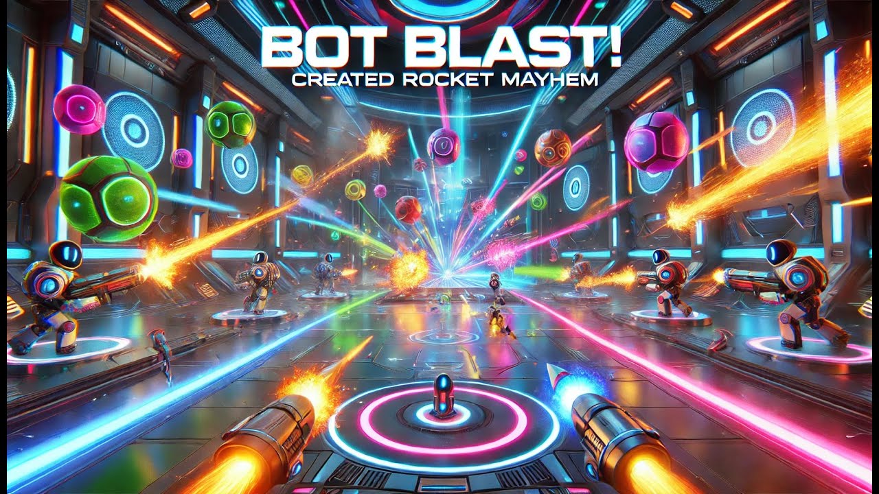 Created Rocket Mayhem in Bot Blast - YouTube