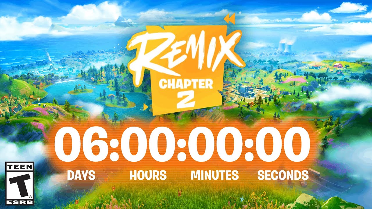 OG FORTNITE CHAPTER 2 REMIX *LIVE EVENT* COUNTDOWN (Chapter 5 LIVE ...