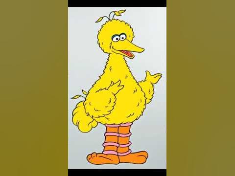How to draw Big Bird Sesame Street #short - YouTube