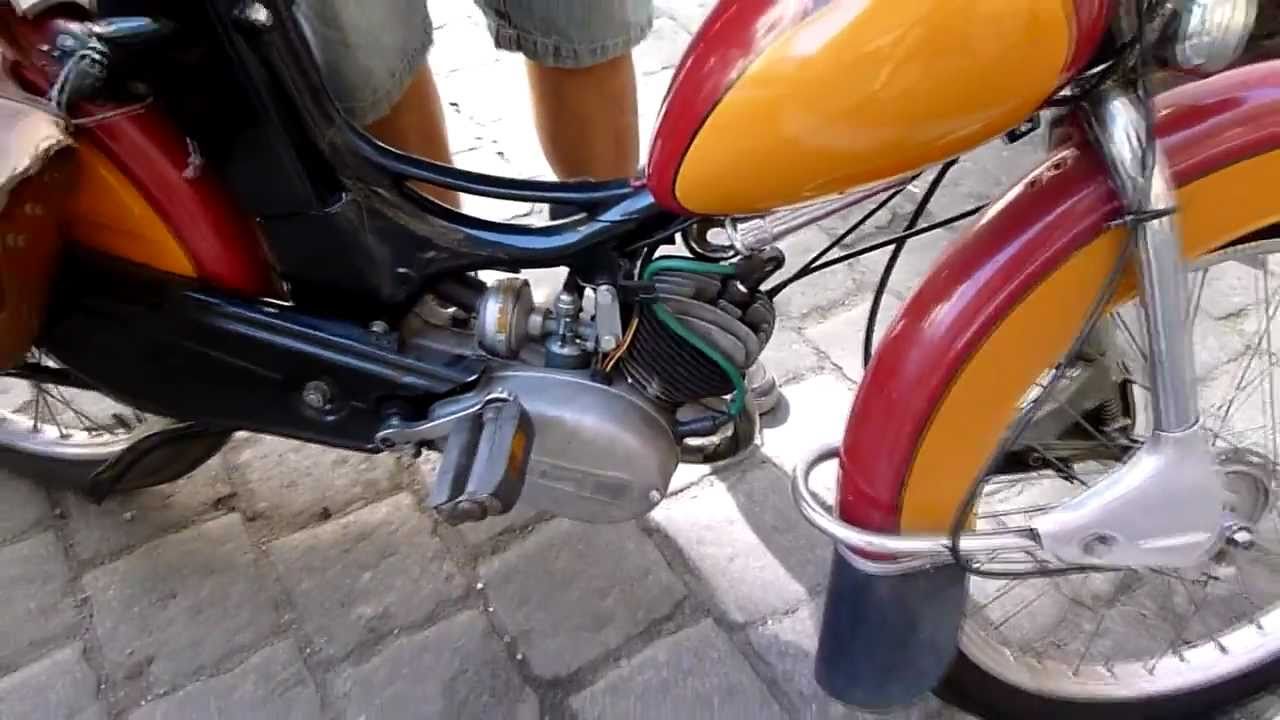 Simson Sr2 engine start and warming up HD 720p - YouTube