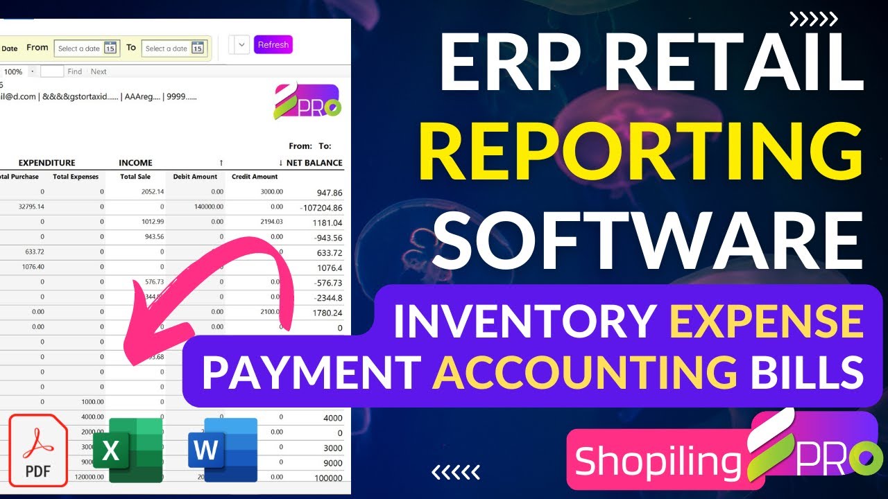 Reports in ERP Software | Best reporting solution - YouTube