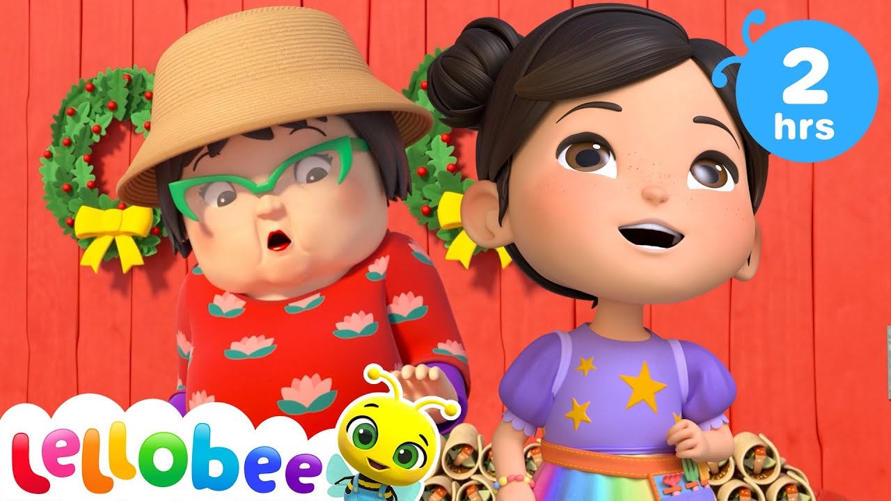 Holiday Party | Lellobee City Farm | Kids Songs | Nursery Rhymes ...