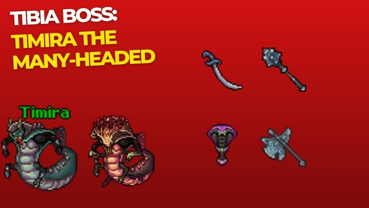 TIBIA BOSS: TIMIRA! *COMPLETO* MARAPUR ITENS NAGA #Feer016 - YouTube