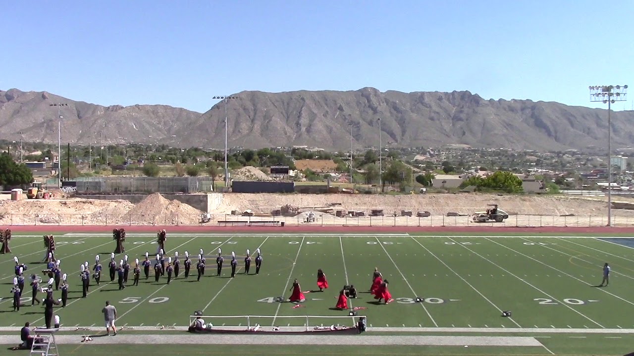 SILVER HIGH SCHOOL PRE T-BIRD MARCHING BAND PERFORMANCE COLOR GUARD ...