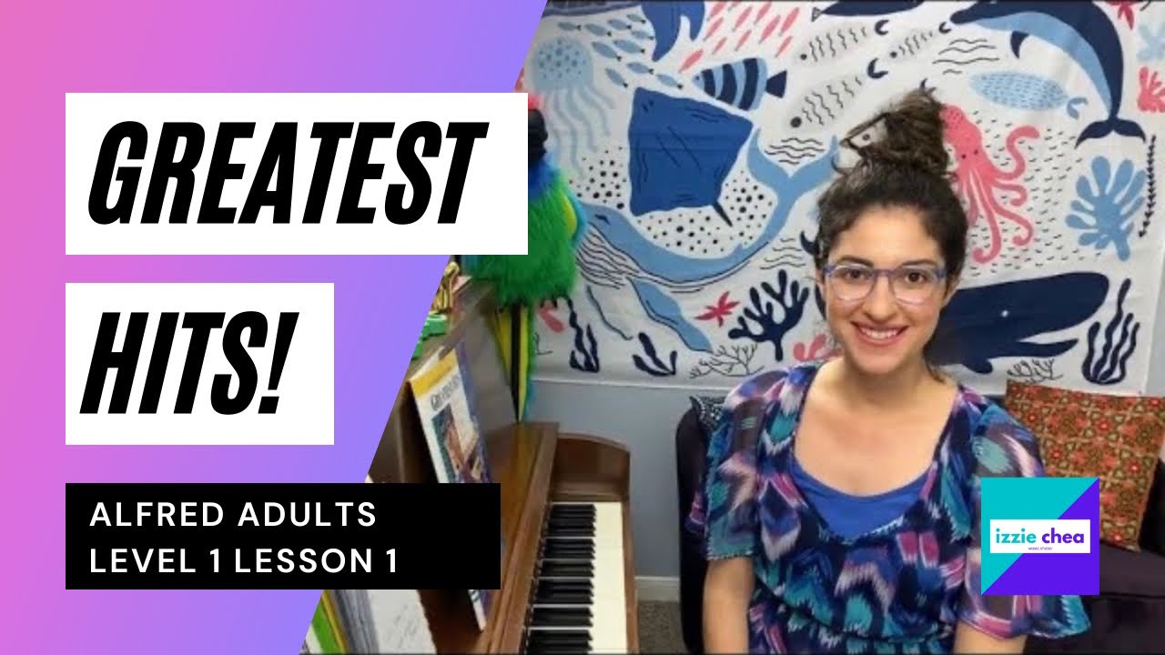 Alfred Adults Greatest Hits Level 1: Beginner Piano Lesson 1! 💜 Love Me ...