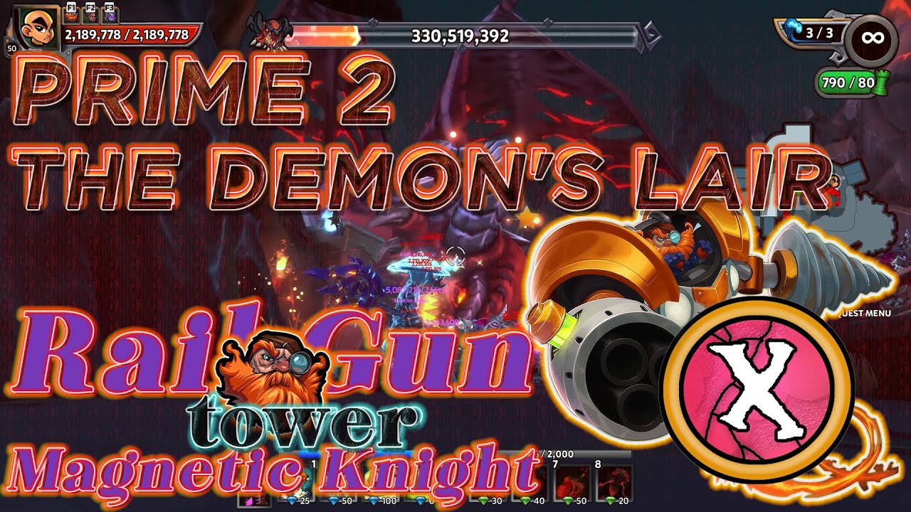 DD2 PRIME 2 ~ THE DEMON'S LAIR ~ chaos 10 | Rail Gun & Magnetic Knight ...