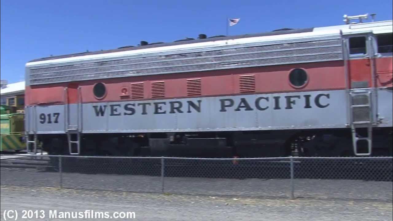 Western Pacific Railroad Museum In Portola - YouTube