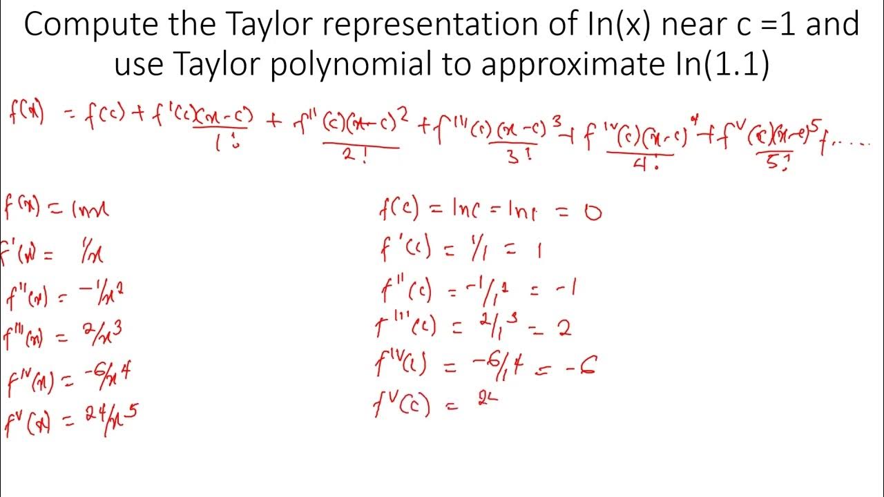 Taylor Series: Taylor Formula With Remainder. #taylorseries - YouTube