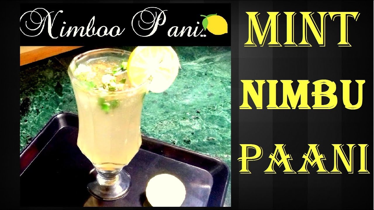 Mint Nimbu Paani | Refreshing Nimbu Mint Recipe - YouTube