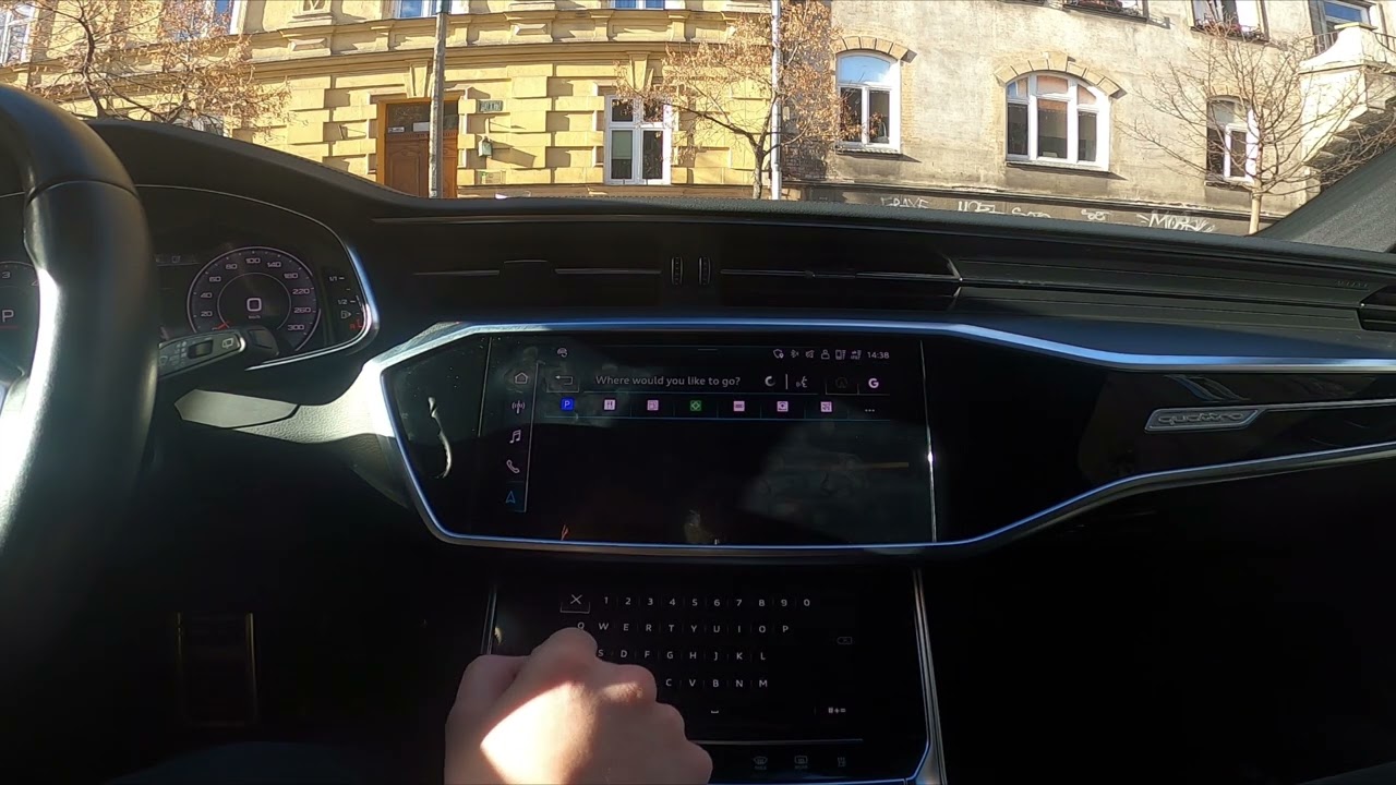 How to Set Destination in Map in Audi A6 C8 ( 2018 - now ) - Start ...