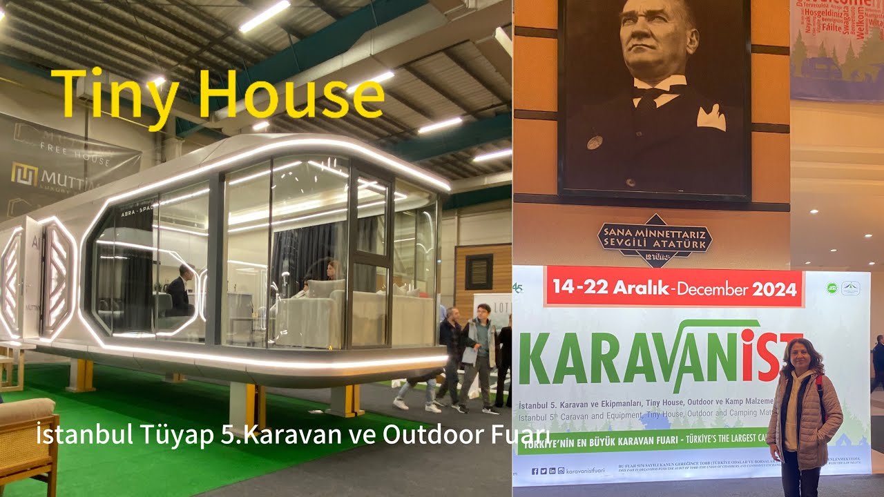 İstanbul Tüyap 5. Karavan Fuarı'nda Tiny House örnekleri. Bölüm-4 - YouTube