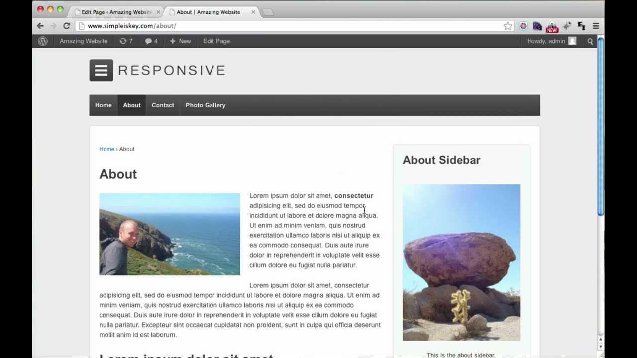 Different Sidebars For Each Page - Wordpress - YouTube