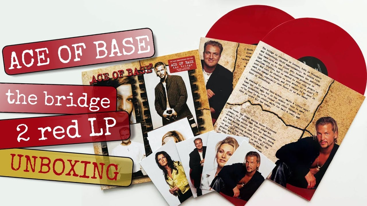 Ace of Base - The Bridge - 30th anniversary red vinyls album unboxing ...