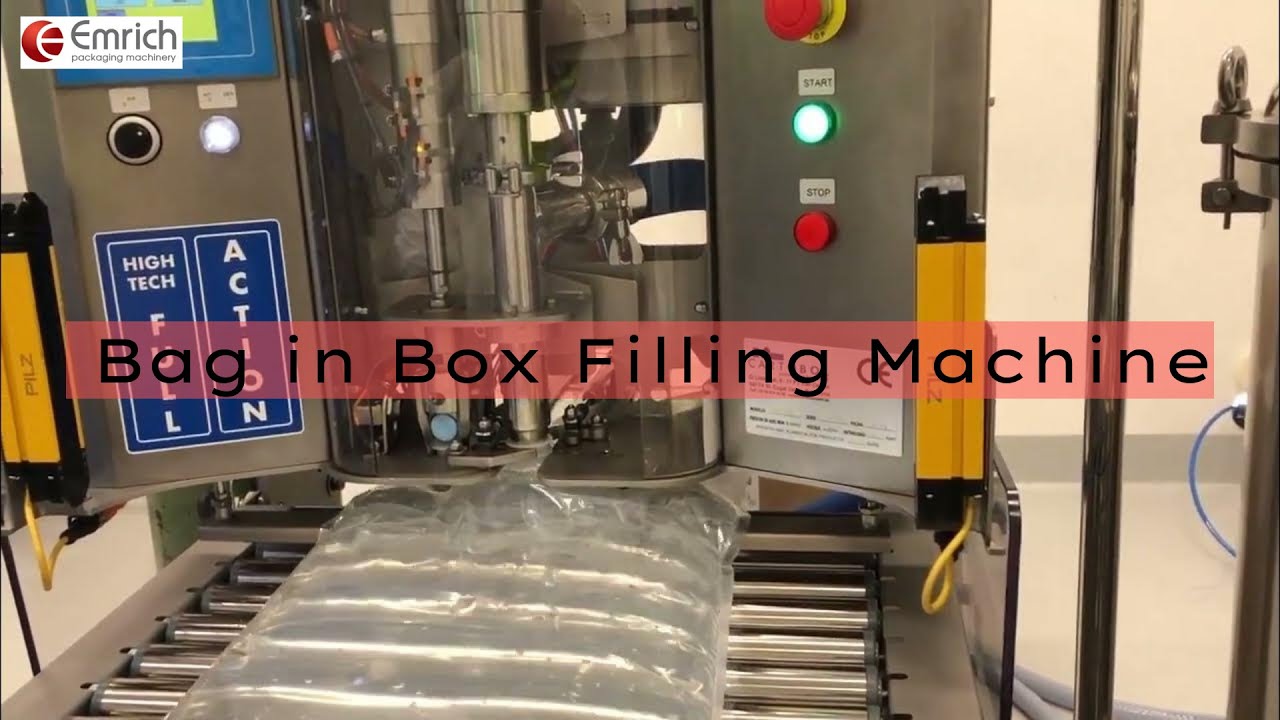 Emrich Packaging Machinery - Bag in Box Filling Machine - Ecofill HT1 ...