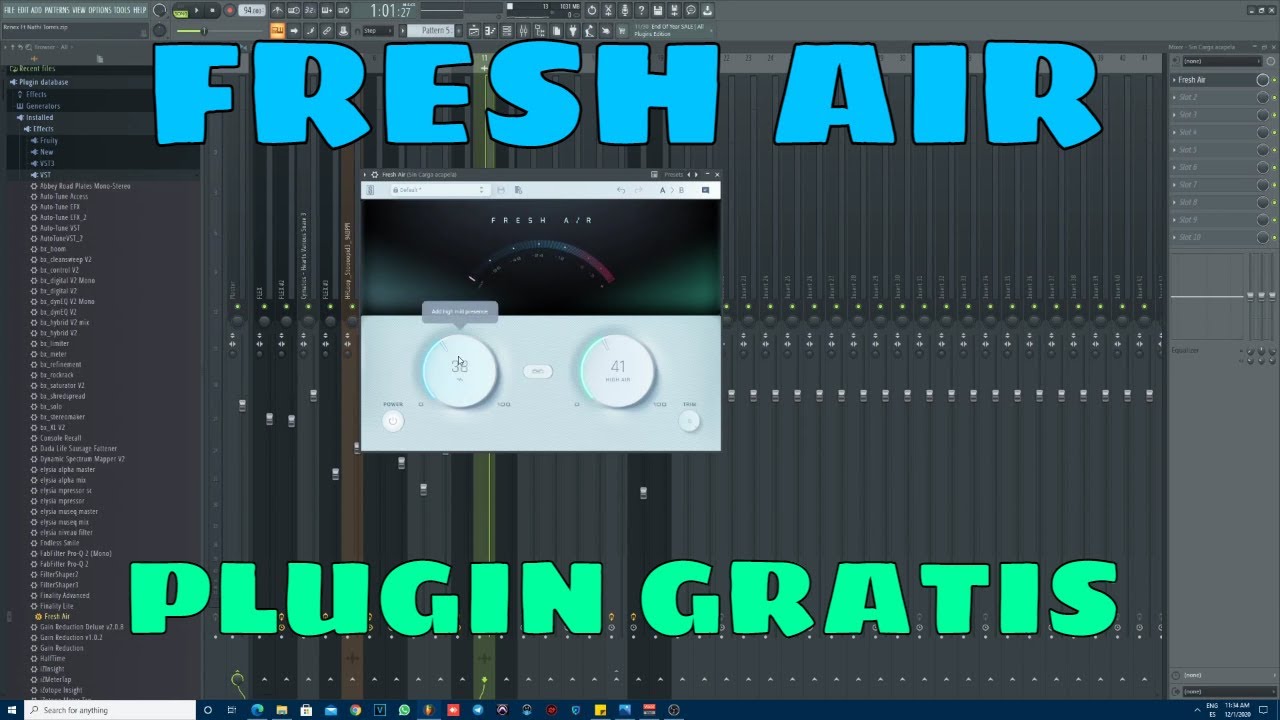 Como usar Fresh Air | Plugin gratis SLATE DIGITAL | Descarga GRATIS 2021 - YouTube