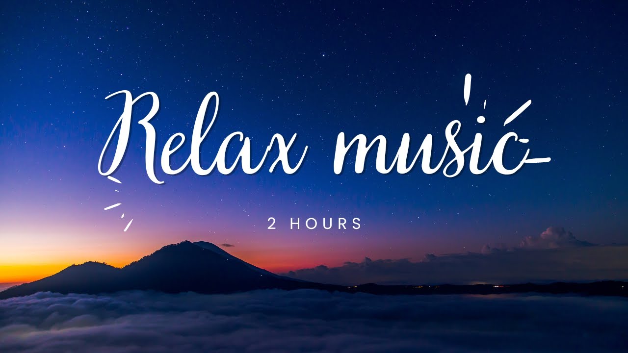 relax video under the view of night mountains for sleep and relaxation ...