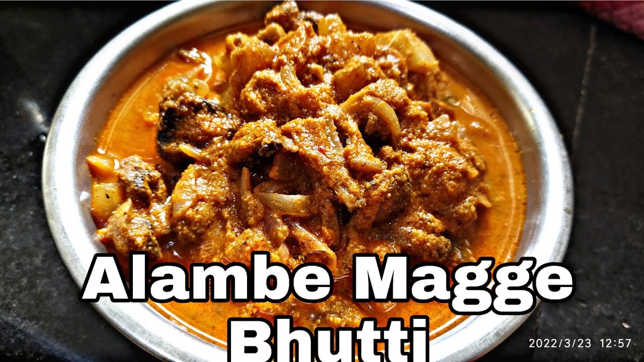 Alambe Magge Bhutti| Mushroom and Mangalore Cucumber Curry| Konkani ...