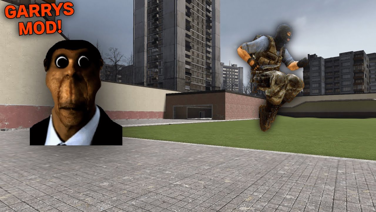 Playing garrys Mod with Nextbots!!! - YouTube