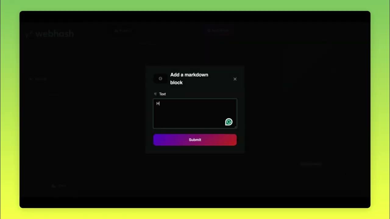 Master Markdown on Your Site: Webhash Markdown Block Tutorial | 2024 - YouTube