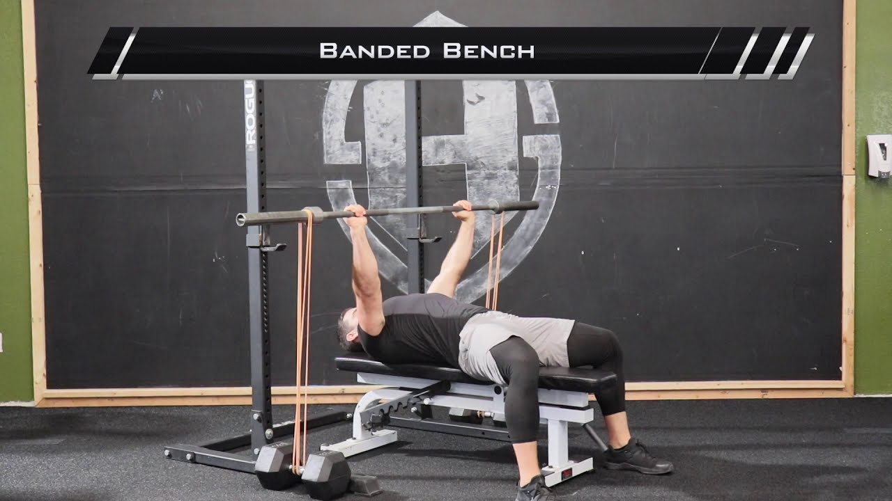 Banded Bench Press - YouTube