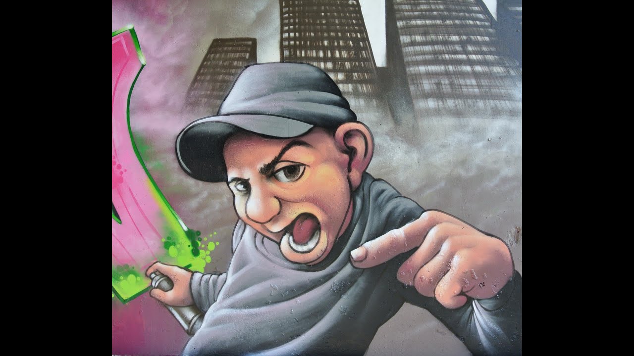 Time Lapse Graffiti by PSY-2HT 03-16-2014 with SKORE, BIZM and HAYABUSA ...