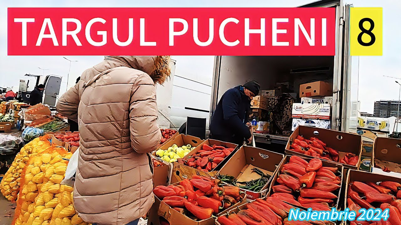 Continuăm cumpărăturile în Târgul Pucheni - YouTube