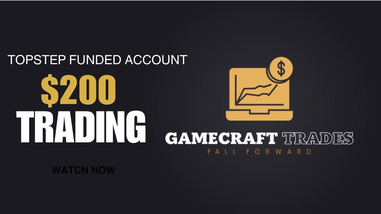 Trading funded account with TOPSTEP | $200 WINNING TRADE - YouTube
