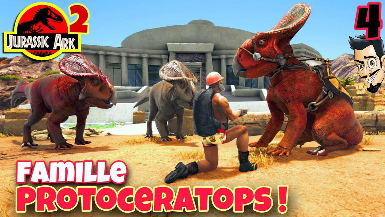 JURASSIC ARK 2: JE CAPTURE UNE FAMILLE DE PROTOCERATOPS ! EP 4 - Ark ...