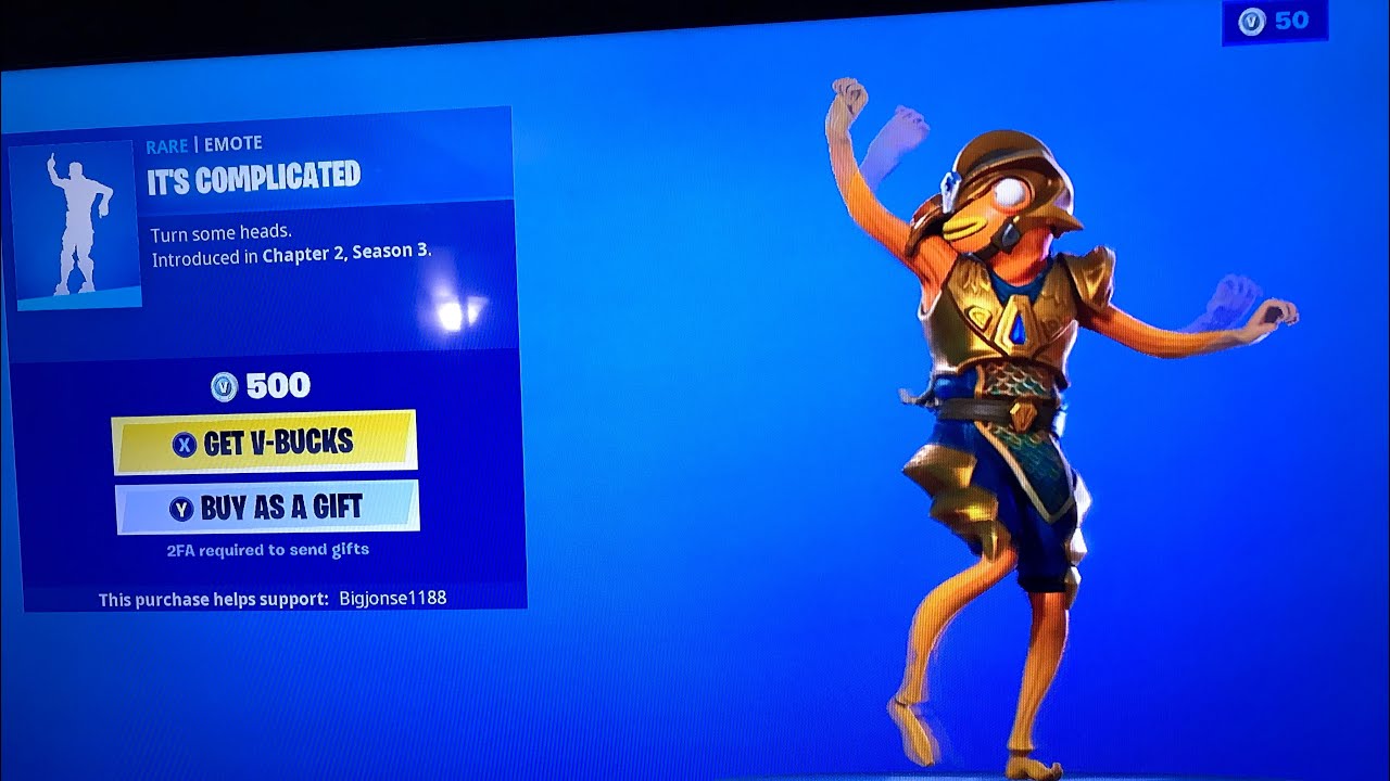 Item shop August 24 2020 (“NEW” it’s complicated emote) - YouTube