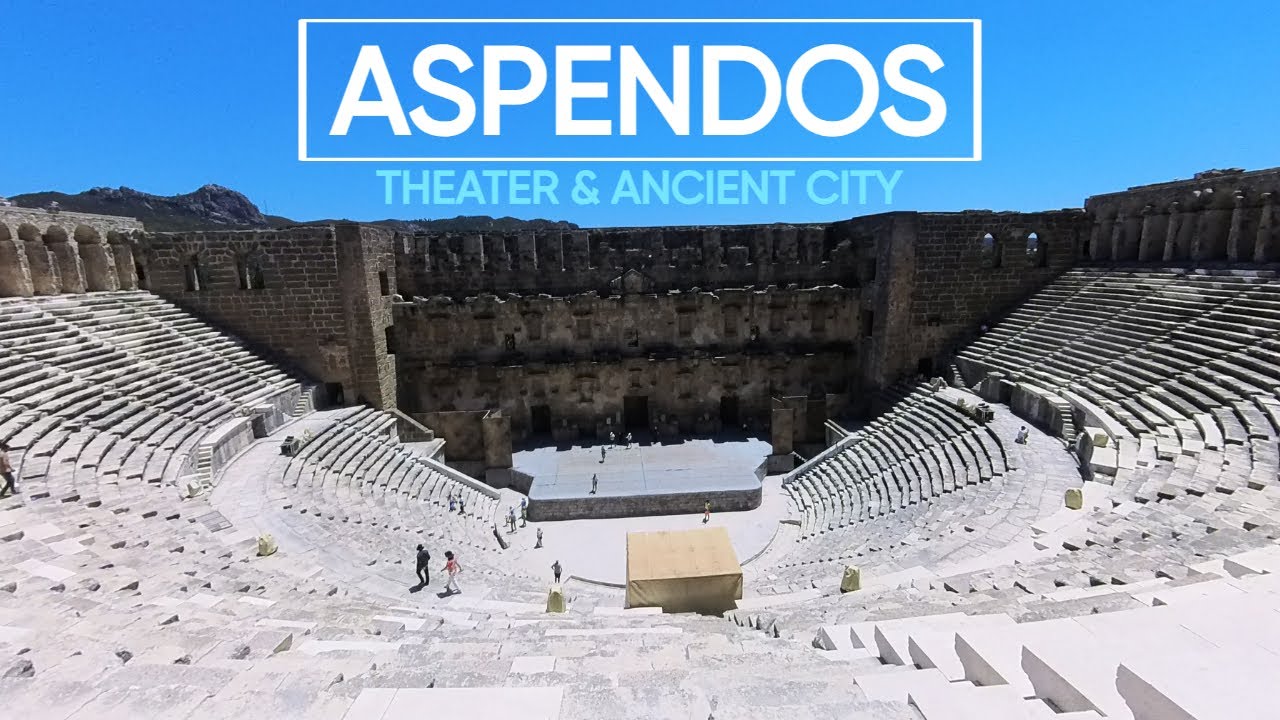 [PART 1] The ancient ruins of Aspendos, Antalya, Turkey, in 4k ...