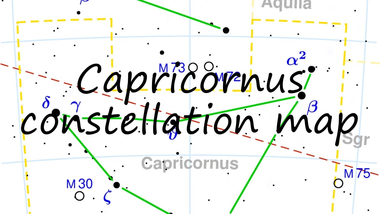 Capricorn Star Map