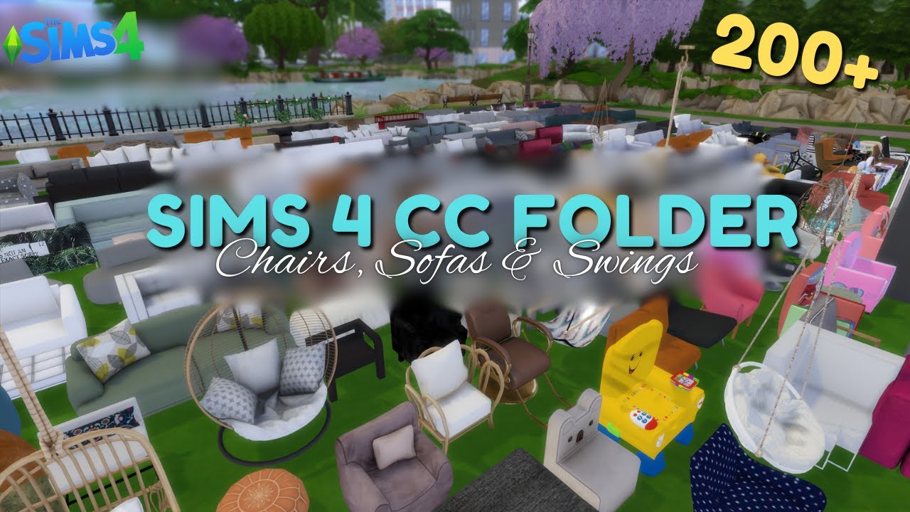 Sims 4 CC Folder | Sofas, Chairs & Swings - YouTube