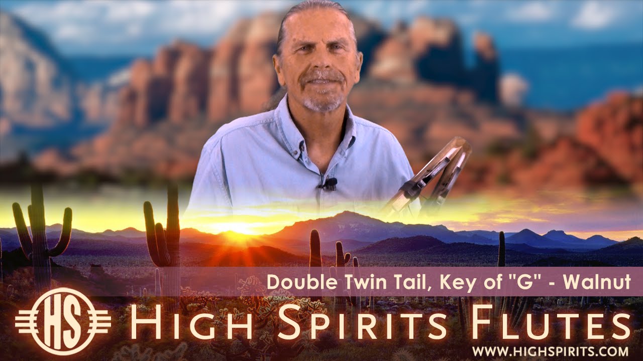 Twin Tail Double Flute - G - Walnut (Sound Sample) - YouTube