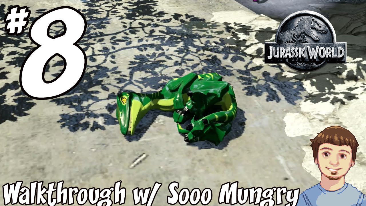 LEGO Jurassic World Walkthrough - PART 8 - Playing as a Compsognathus ...