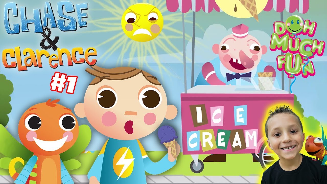 Chase & Clarence: ICE CREAM MAN | DOH MUCH FUN Animated Shorts #1 - YouTube