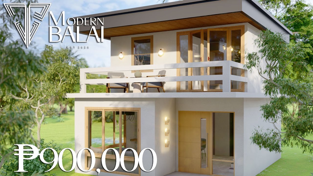 SMALL HOUSE DESIGN SIMPLE HOUSE DESIGN 2-BEDROOM 5X9 METERS | MODERN ...