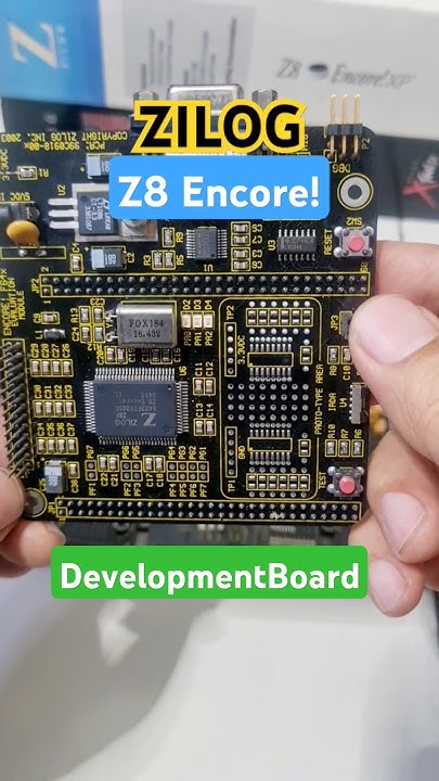 ZILOG :Z8 Encore!Development Board #trending #microcontroller - YouTube