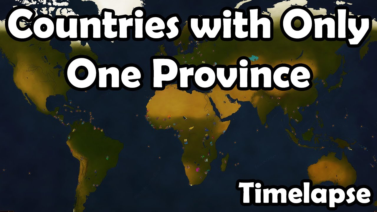AOC2: Countries with Only One Province Timelapse AI Only - YouTube