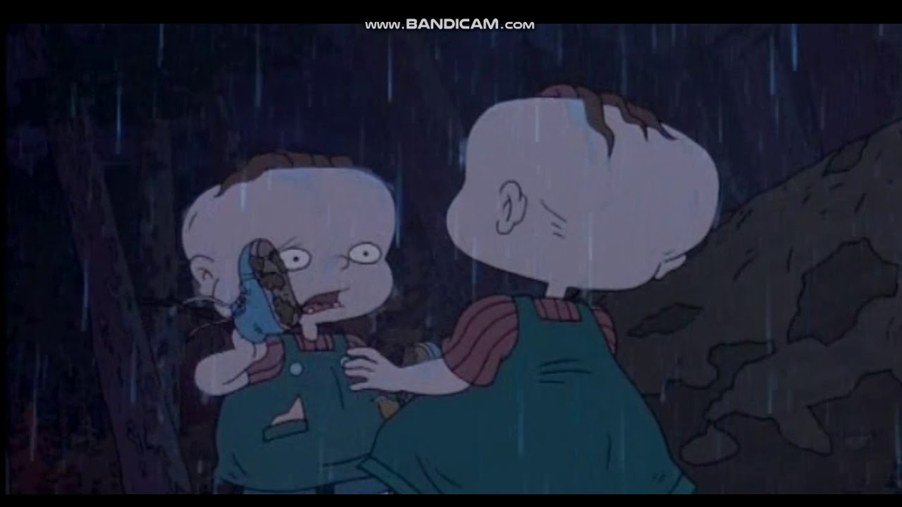 The Rugrats Movie - Lil and Chuckie think Phil has been hit by a tree ...