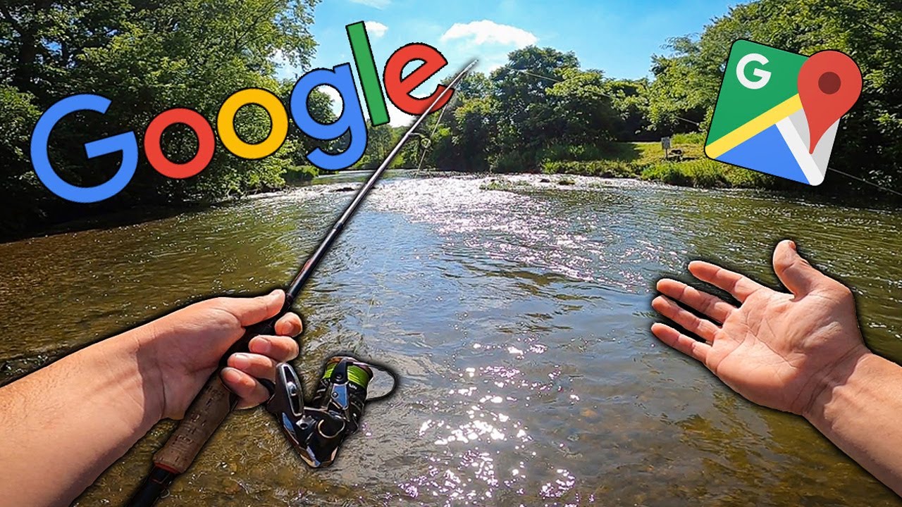 Ohio GOOGLE Maps Fishing Challenge Urban Creeks (3 Spots 3 Hours) - YouTube