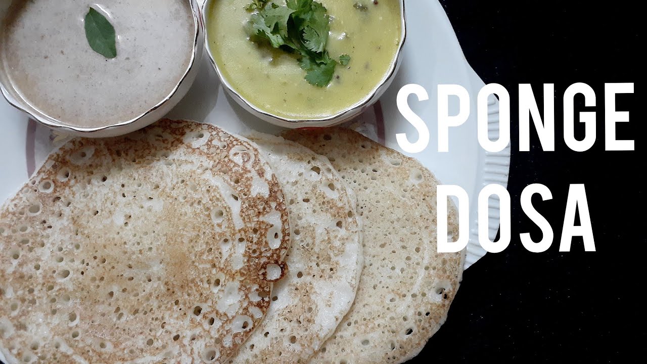 Sponge dosa | Set dosa | Bun dosa |Restaurant style sponge dosa |Easy ...