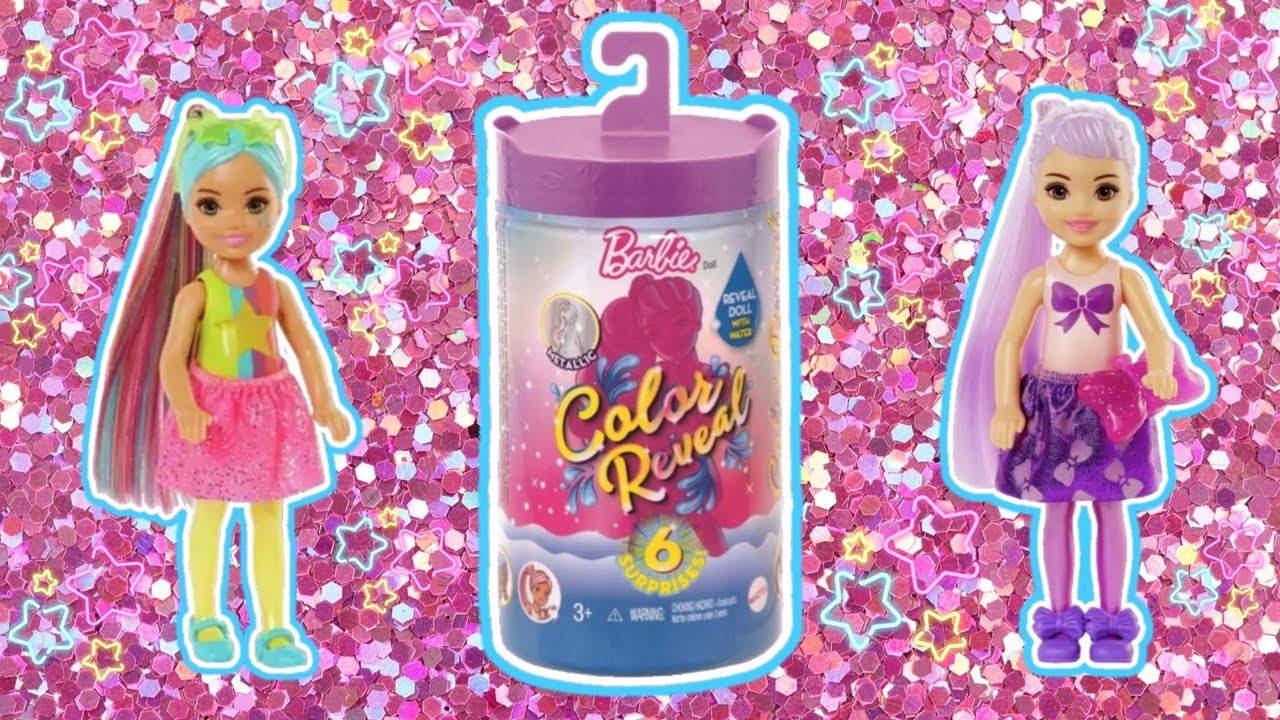 Barbie Colour Reveal Chelsea Doll ~ Shimmer and Shine Series ~ Color ...