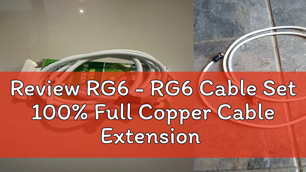 Review RG6 - RG6 Cable Set 100% Full Copper Cable Extension Coaxial AV ...