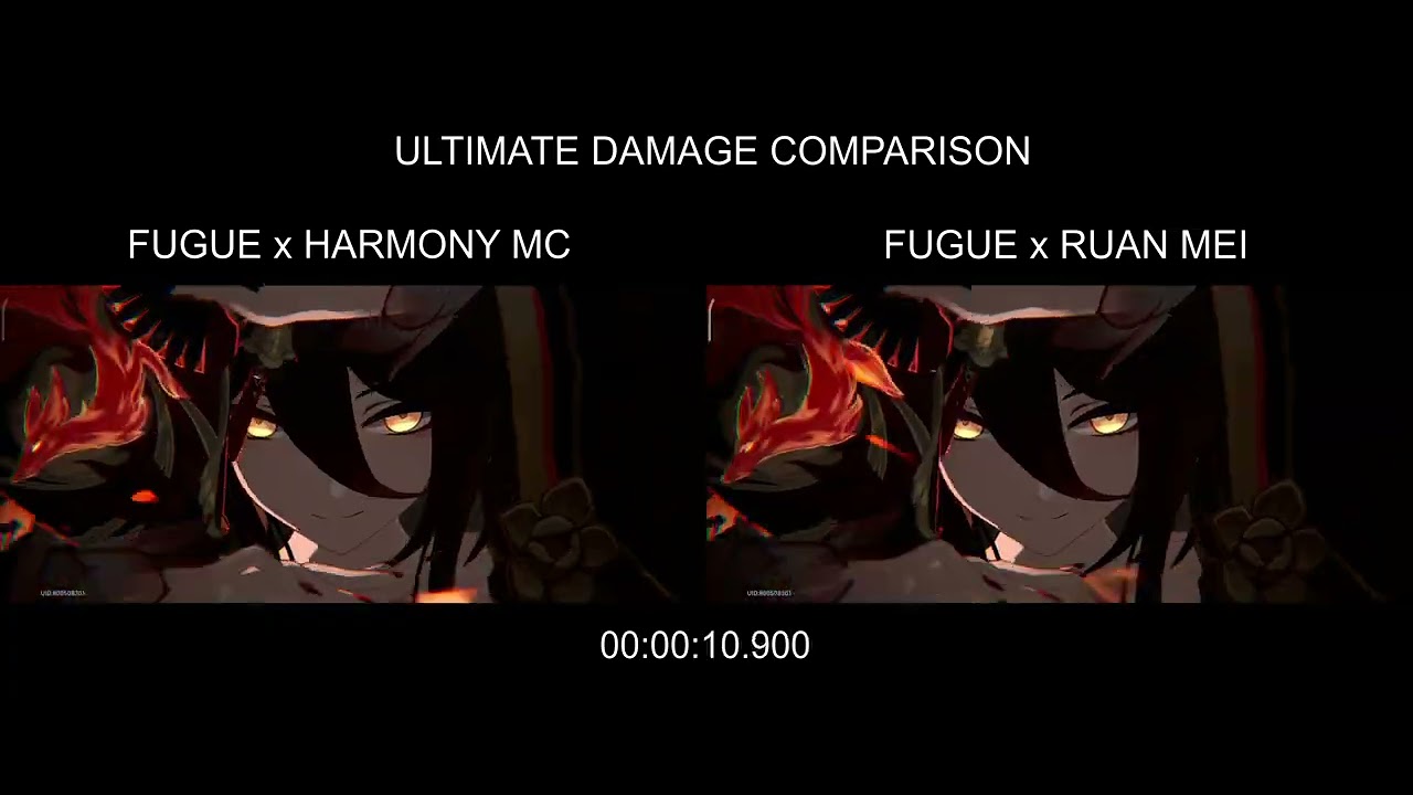 Honkai: Star Rail - Fugue Ultimate Damage Comparison (HMC vs Ruan Mei ...