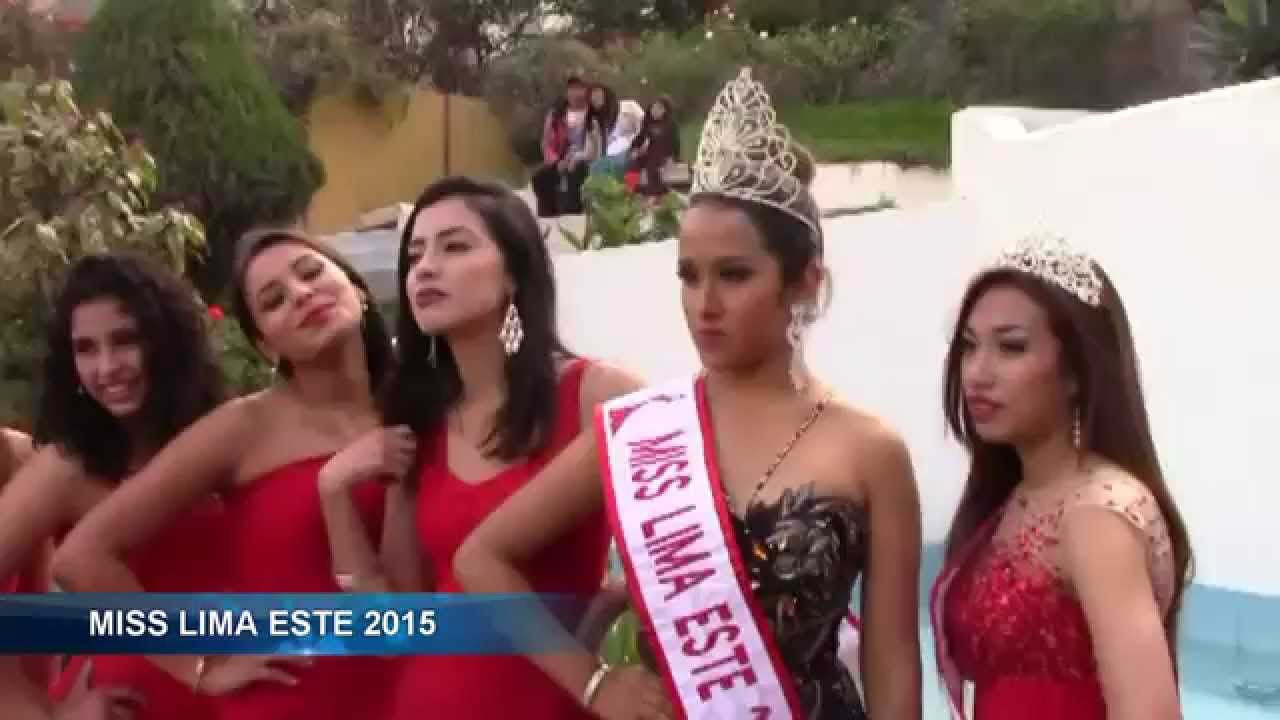 PRODUCCION SPOT MISS LIMA ESTE 2015 - YouTube