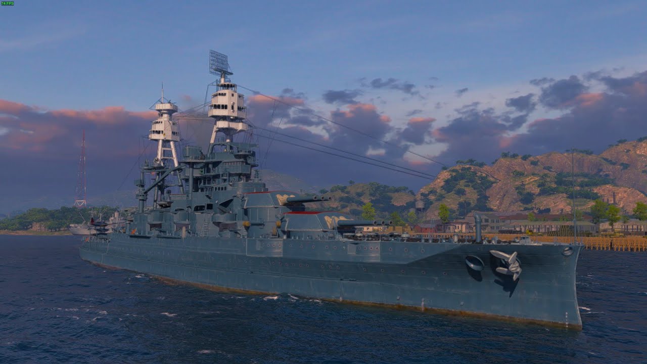 World of Warships USS Arizona Gameplay - YouTube