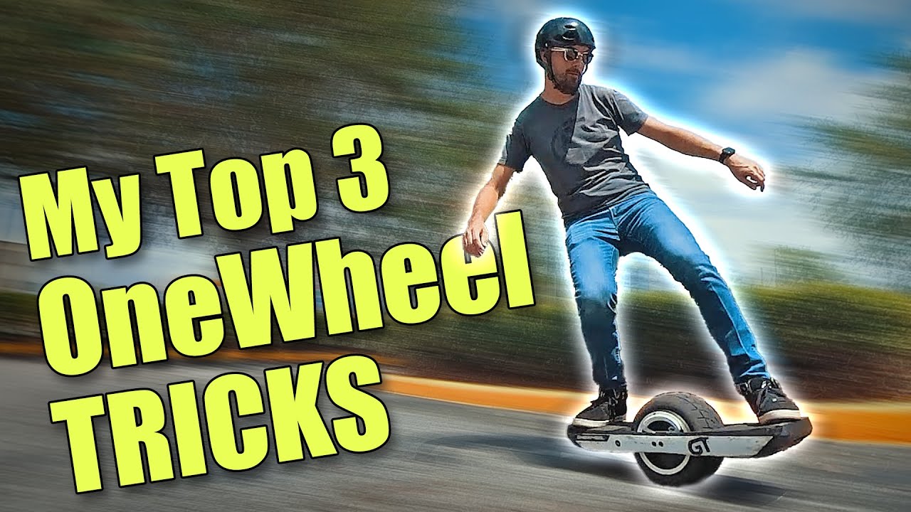 My TOP 3 OneWheel GT Tricks! - YouTube