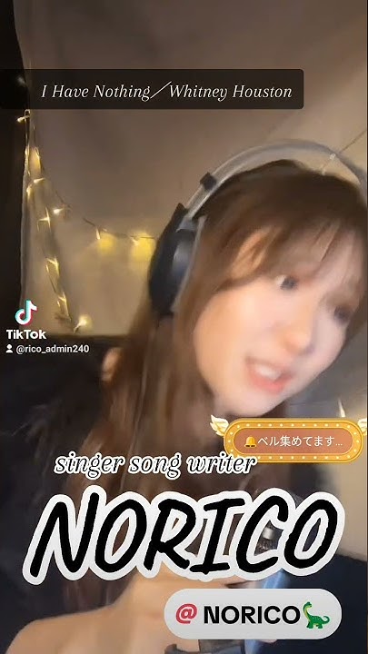 I Have Nothing／Whitney HoustonをカバーするシンガーソングライターNORICO - YouTube